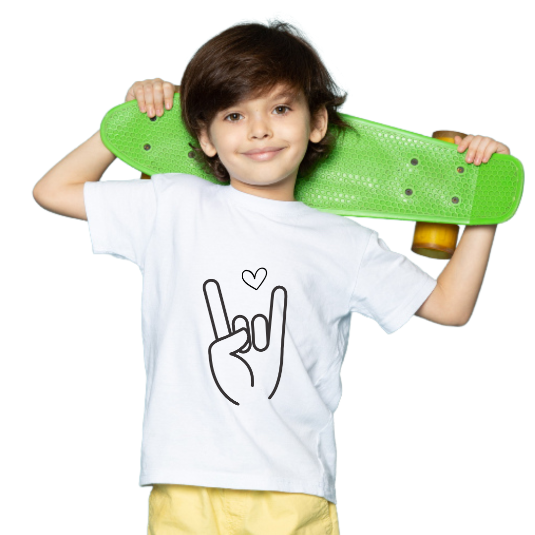 T- shirt - Hand Symbol – Ella and Jo