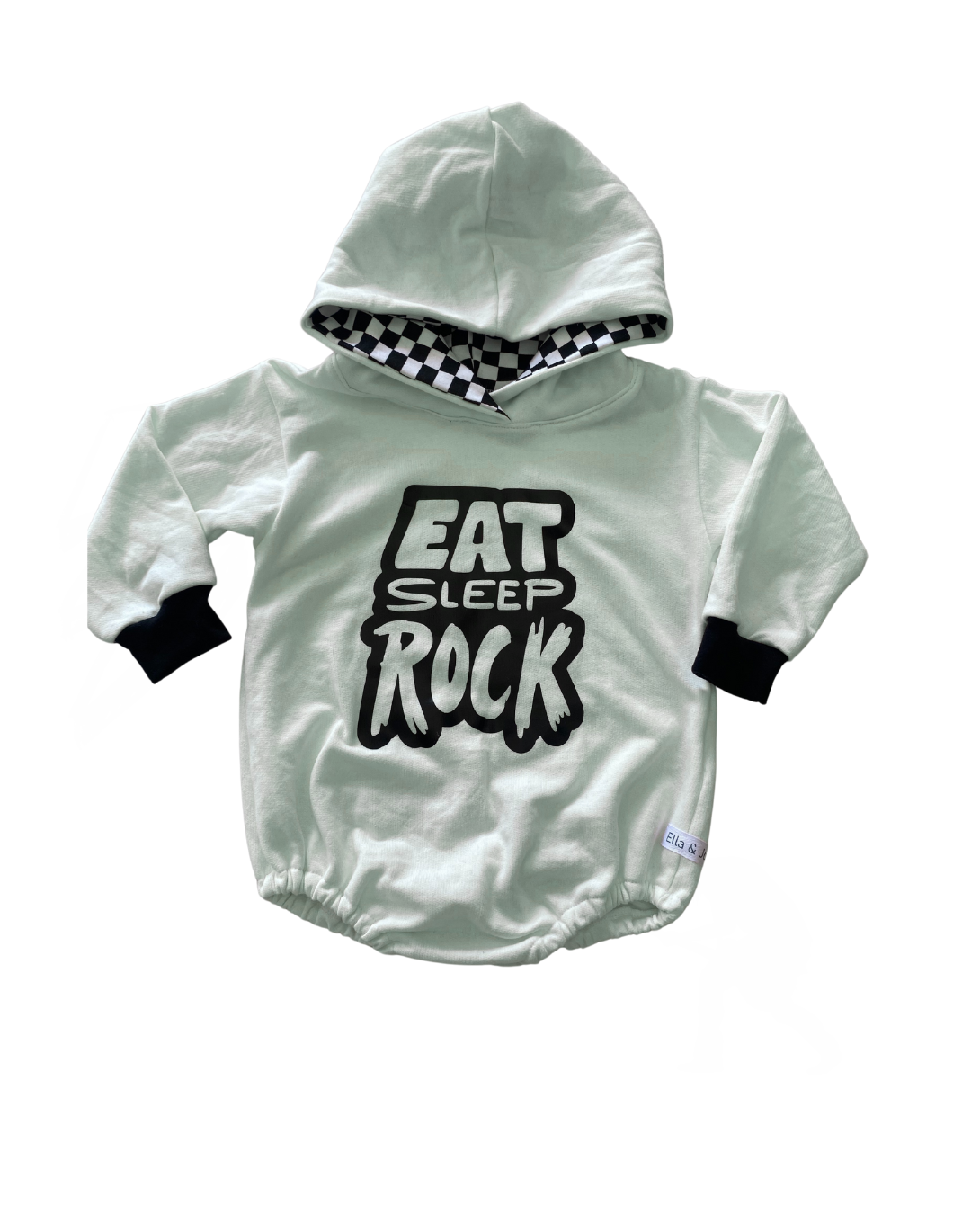 Eat Sleep Rock - Baggy Romper – Ella and Jo